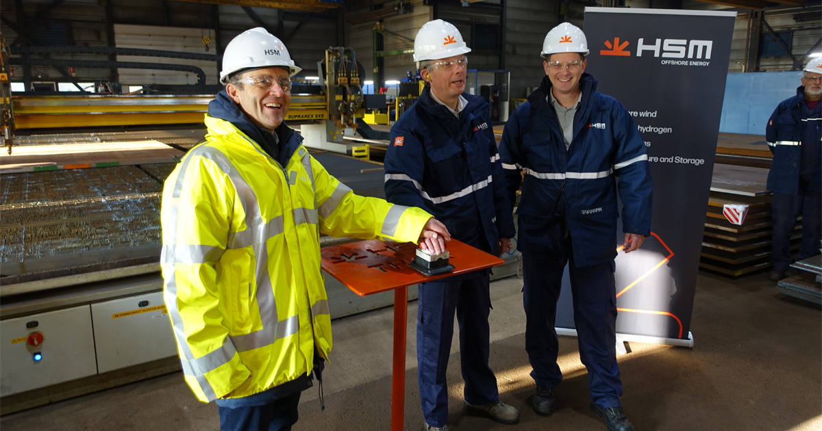 First 'steel cutting' for offshore substation